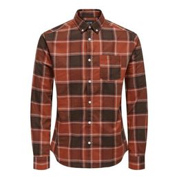 Only & Sons ONLY & SONS Karohemd ONSALVARO LS OXFORD CHECK SHIRT 5979, orange