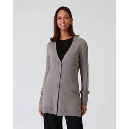 THOMAS RATH Longcardigan mit Riegeldetail