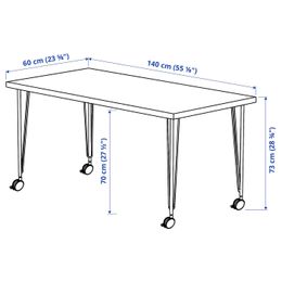 IKEA MITTCIRKEL / KRILLE Schreibtisch