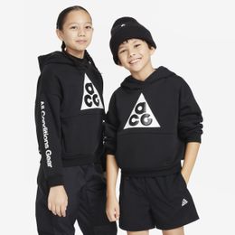 Nike ACG Icon Fleece Hoodie für ältere Kinder - Schwarz