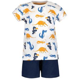 Blue Seven - T-Shirt JUNGLE FUN 2-teilig in white, Gr.68