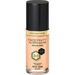 Max Factor Make-Up Gesicht FacefinityAll Day Flawless Foundation LSF 20 50 Natural Rose