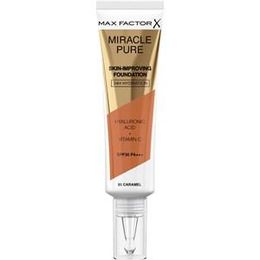 Max Factor Make-Up Gesicht Miracle Pure Foundation 085 Caramel