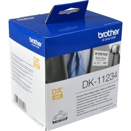 Brother PT Etiketten DK11234 weiss 60x86mm 260 St. Rolle