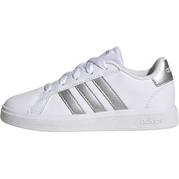 adidas Sportswear Sportschuh 'Grand Court 2.0' Jungen Größe 37 silber / weiß
