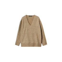 Mango Pullover Damen Größe S hellbraun / grau / schwarz / weiß
