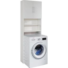 Waschmaschinenumbauschrank Inosign "Banta" Schränke Gr. B/H/T: 64 cm x 190 cm x 25 cm, weiß Zubehör für Waschmaschinen