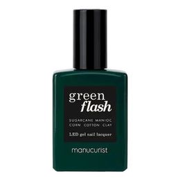 manucurist - Nagellack Green Flash – Semi-permanenter Nagellack - green Flash - Licorice 15ml