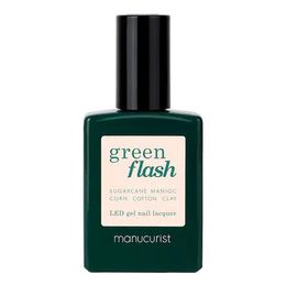manucurist - Nagellack Green Flash – Semi-permanenter Nagellack - green Flash - Nude 15ml