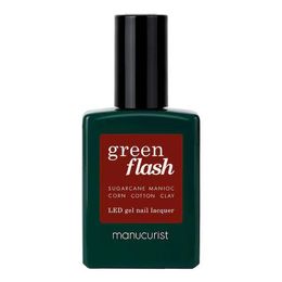 manucurist - Nagellack Green Flash – Semi-permanenter Nagellack - green Flash - Dark Pansy 15ml