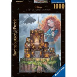 Ravensburger Puzzle Disney Castle Collection, Merida, 1000 Puzzleteile, Made in Germany, bunt