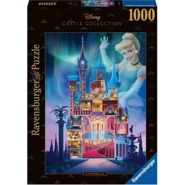 Ravensburger Puzzle Disney Castle Collection, Cinderella, 1000 Puzzleteile, Made in Germany, bunt