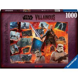 Ravensburger Puzzle Star Wars Villainous, Moff Gideon, 1000 Puzzleteile, Made in Germany, bunt