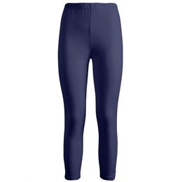 WITT Damen Leggings mit Raffung am Bein, marine, Gr&ouml;&szlig;e 44