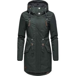 Ragwear Wintermantel 'Elsie' Damen Größe XS grün / dunkelgrün