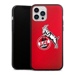 DeinDesign iPhone 13 Pro Max Handy Silikon H&uuml;lle Case schwarz Handyh&uuml;lle 1. Fc K&ouml;ln Effzeh Official Licensed Product