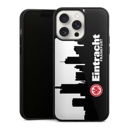 DeinDesign iPhone 15 Pro Max Handy Gallery Case Handyh&uuml;lle 9H Geh&auml;rtetes Glas R&uuml;ckseite H&uuml;lle Eintracht Frankfurt Sge Official Licensed Product Gallery Case