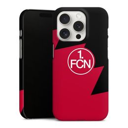 DeinDesign iPhone 15 Pro Handy Premium Case Smartphone Handyh&uuml;lle Schutzh&uuml;lle matt 1. Fcn 1. Fc N&uuml;rnberg Merchandise Premium Case