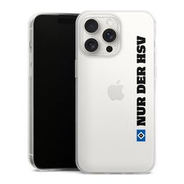 DeinDesign iPhone 15 Pro Max Handy Silikon H&uuml;lle Case transparent Handyh&uuml;lle Hsv Transparent Hamburger Sv Silikon Case