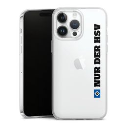 DeinDesign iPhone 14 Pro Max Handy Silikon H&uuml;lle Case transparent Handyh&uuml;lle Hsv Transparent Hamburger Sv Silikon Case