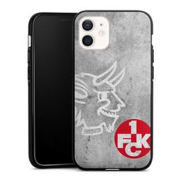 DeinDesign iPhone 12 Handy Silikon H&uuml;lle Case schwarz Handyh&uuml;lle 1. Fck Devil 1. Fc Kaiserslautern