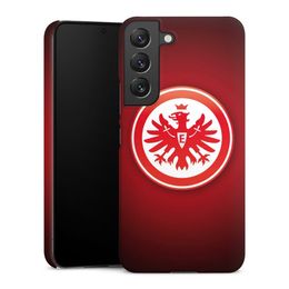 DeinDesign Galaxy S22 Handy Premium Case Smartphone Handyh&uuml;lle Schutzh&uuml;lle matt Official Licensed Product Coat Of Arms Eintracht Frankfurt Premium Case