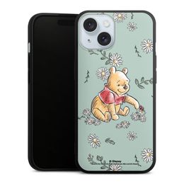 DeinDesign iPhone 15 Handy Premium Silikon H&uuml;lle Handyh&uuml;lle schwarz Case Disney Winnie The Pooh Official Licensed Product Silikon Premium Case