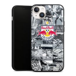 DeinDesign iPhone 14 Handy Premium Silikon H&uuml;lle Handyh&uuml;lle schwarz Case Salzburg Red Bull Fc Red Bull Salzburg Silikon Premium Case