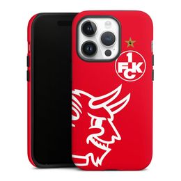 DeinDesign iPhone 14 Pro Handy Panzer Handyh&uuml;lle robuste Outdoor H&uuml;lle Schutzh&uuml;lle matt Star Devil 1. Fc Kaiserslautern Tough Case
