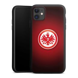 DeinDesign iPhone 11 Handy Premium Silikon H&uuml;lle Handyh&uuml;lle schwarz Case Coat Of Arms Eintracht Frankfurt Official Licensed Product Silikon Premium Case
