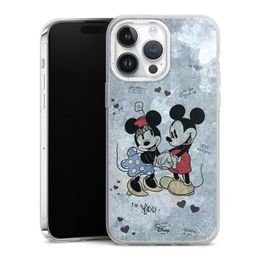 DeinDesign iPhone 14 Pro Max Handy Silikon H&uuml;lle Case transparent Handyh&uuml;lle Vintage Disney Silikon Case