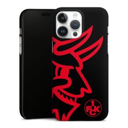 DeinDesign iPhone 14 Pro Max Handy Premium Case Smartphone Handyh&uuml;lle Schutzh&uuml;lle matt 1. Fc Kaiserslautern Logo Official Licensed Product Premium Case