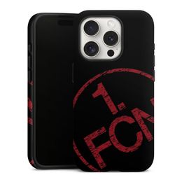 DeinDesign iPhone 15 Pro Handy Panzer Handyh&uuml;lle robuste Outdoor H&uuml;lle Schutzh&uuml;lle matt Texture Merchandise 1. Fcn Tough Case