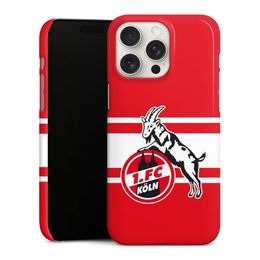 DeinDesign iPhone 15 Pro Max Handy Premium Case Smartphone Handyh&uuml;lle Schutzh&uuml;lle gl&auml;nzend Official Licensed Product Coat Of Arms 1. Fc K&ouml;ln Premium Case