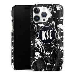 DeinDesign iPhone 14 Pro Max Handy Premium Case Smartphone Handyh&uuml;lle Schutzh&uuml;lle matt Karlsruher Sc Ksc Official Licensed Product Premium Case