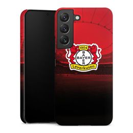 DeinDesign Galaxy S22 Handy Premium Case Smartphone Handyh&uuml;lle Schutzh&uuml;lle matt Bayer 04 Leverkusen Official Licensed Product Stadium Premium Case