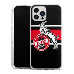 DeinDesign iPhone 13 Pro Max Handy Silikon H&uuml;lle Case transparent Handyh&uuml;lle Official Licensed Product 1. Fc K&ouml;ln Logo Silikon Case