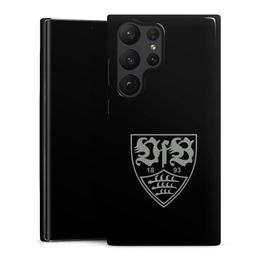DeinDesign Galaxy S23 Ultra Handy Premium Case Smartphone Handyh&uuml;lle Schutzh&uuml;lle gl&auml;nzend Official Licensed Product Vfb Stuttgart Logo Premium Case