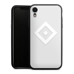 DeinDesign iPhone Xr Handy Premium Silikon H&uuml;lle Handyh&uuml;lle schwarz Case Hsv Hamburger Sv Coat Of Arms Silikon Premium Case