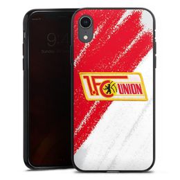 DeinDesign iPhone Xr Handy Silikon H&uuml;lle Case schwarz Handyh&uuml;lle 1. Fc Union Berlin Logo Official Licensed Product