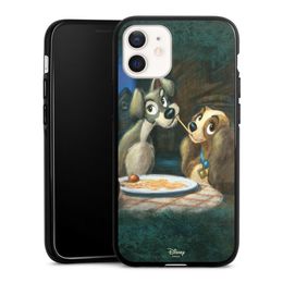 DeinDesign iPhone 12 mini Handy Silikon H&uuml;lle Case schwarz Handyh&uuml;lle Official Licensed Product Disney Lady And The Tramp