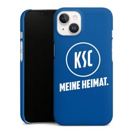 DeinDesign iPhone 14 Handy Premium Case Smartphone Handyh&uuml;lle Schutzh&uuml;lle matt Karlsruher Sc Statement Ksc Premium Case