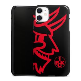 DeinDesign iPhone 11 Handy Premium Case Smartphone Handyh&uuml;lle Schutzh&uuml;lle gl&auml;nzend 1. Fc Kaiserslautern Logo Official Licensed Product Premium Case