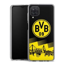DeinDesign Galaxy A12 Handy Silikon H&uuml;lle Case transparent Handyh&uuml;lle Borussia Dortmund Stadium Bvb Silikon Case
