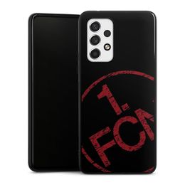 DeinDesign Galaxy A53 5G Handy Silikon H&uuml;lle Case schwarz Handyh&uuml;lle 1. Fcn Merchandise Texture