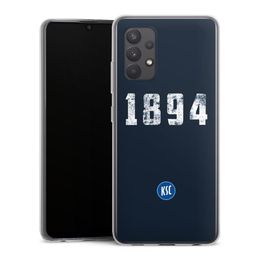 DeinDesign Galaxy A32 4G Handy Silikon H&uuml;lle Case transparent Handyh&uuml;lle Karlsruher Sc Ksc Bundesliga Silikon Case