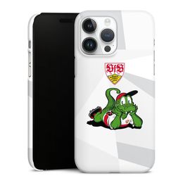 DeinDesign iPhone 14 Pro Max Handy Premium Case Smartphone Handyh&uuml;lle Schutzh&uuml;lle matt Vfb Stuttgart Mascot Official Licensed Product Premium Case