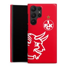 DeinDesign Galaxy S23 Ultra Handy Premium Case Smartphone Handyh&uuml;lle Schutzh&uuml;lle gl&auml;nzend Star Devil 1. Fc Kaiserslautern Premium Case