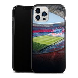 DeinDesign iPhone 13 Pro Max Handy Silikon H&uuml;lle Case schwarz Handyh&uuml;lle Fcb Fc Bayern M&uuml;nchen Stadium