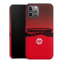 DeinDesign iPhone 12 Pro Max Handy Premium Case Smartphone Handyh&uuml;lle Schutzh&uuml;lle matt Official Licensed Product Eintracht Frankfurt Stadium Premium Case